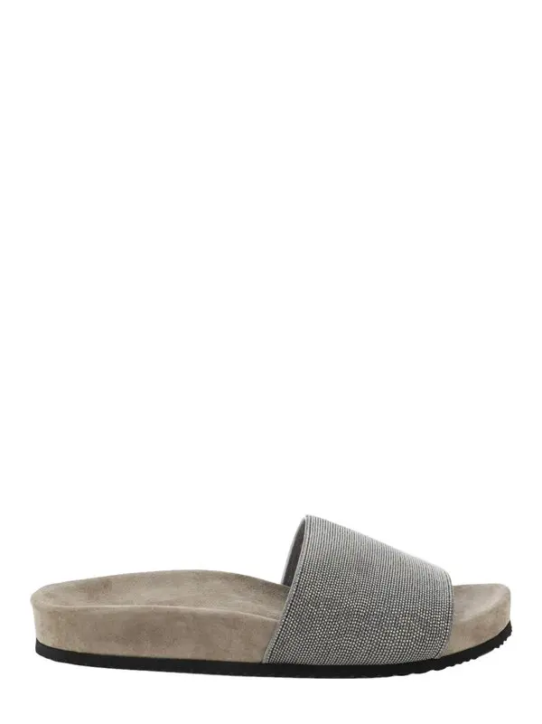 Brunello Cucinelli Heeled Sandal - Grey
