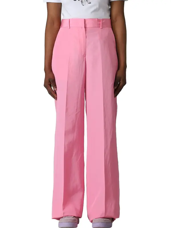MSGM Viscose Blend Pants - Fuchsia