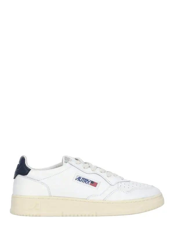 AUTRY Medalist Low Leather Sneakers - White