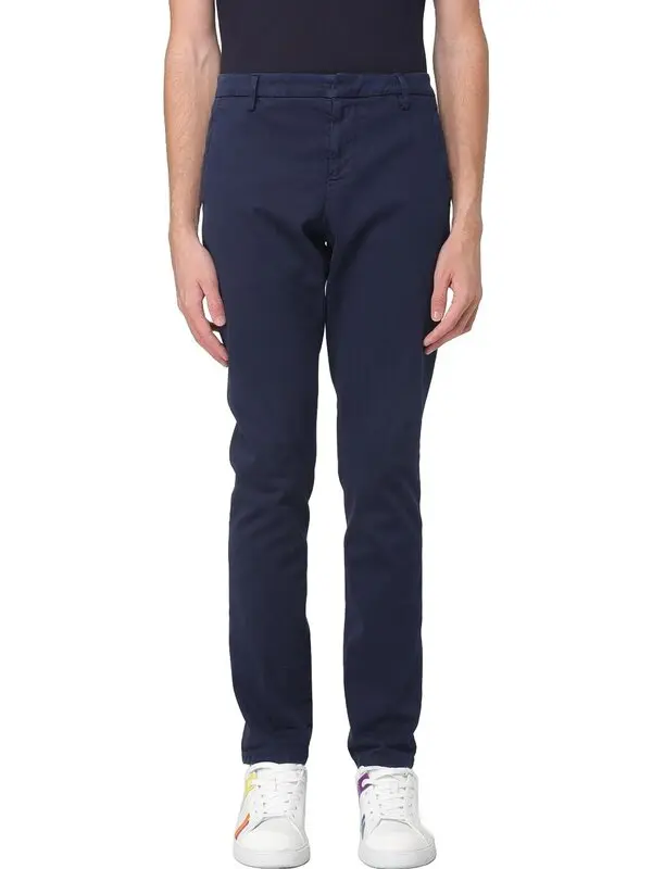 DONDUP Stretch Cotton Pants - Blue