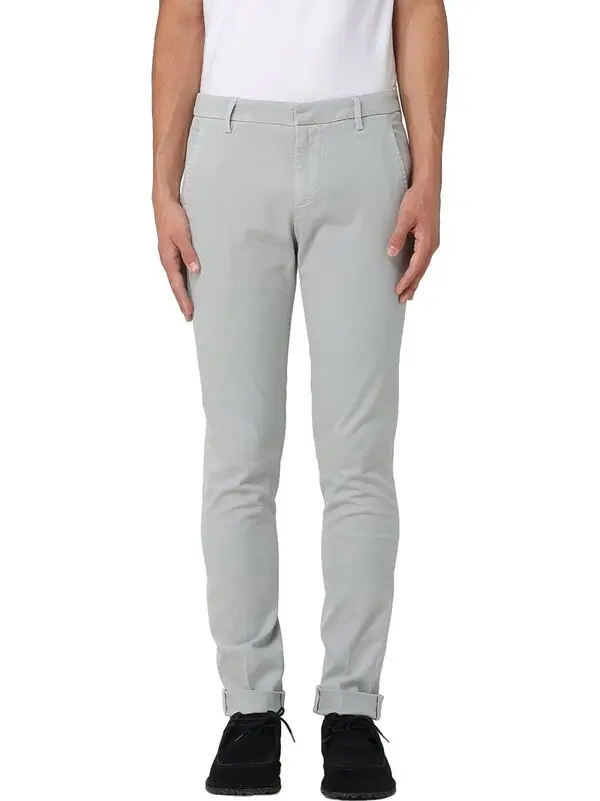 DONDUP Pants In Stretch Cotton - Grey 1