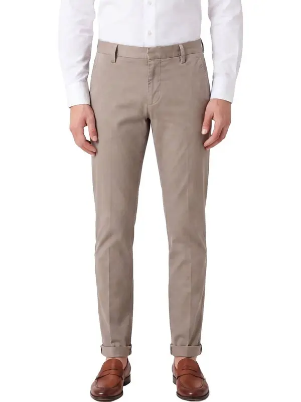 DONDUP Stretch Cotton Pants - Grey