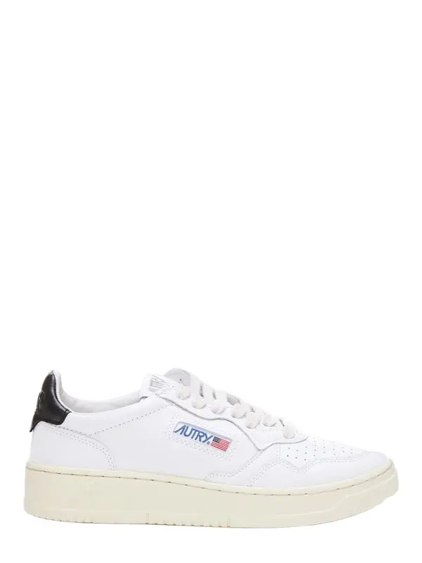 AUTRY Medalist Low Leather Sneakers - White