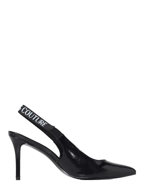 Versace Naplack Slingbacks - Black
