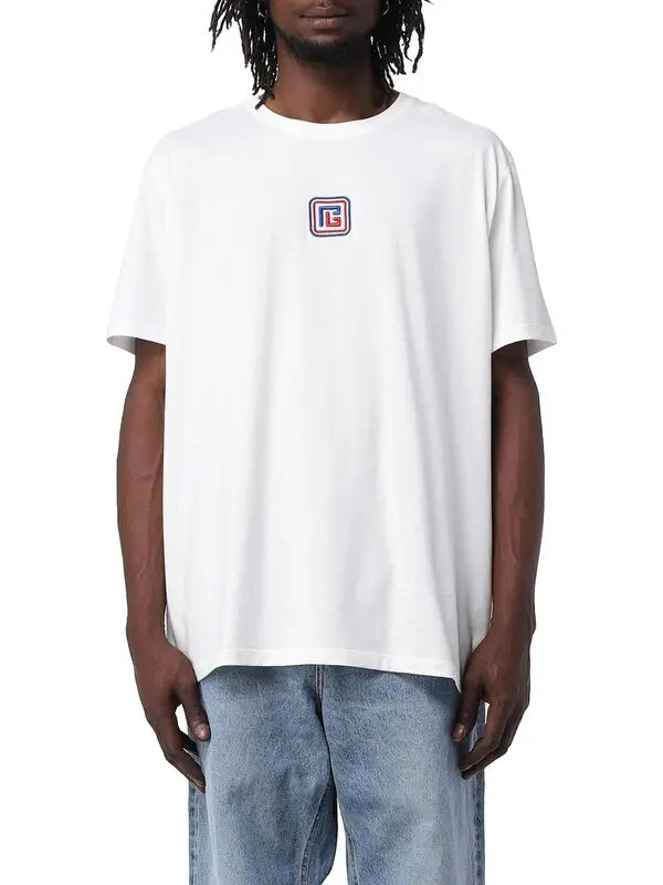 Balmain T-shirt In Cotton - White