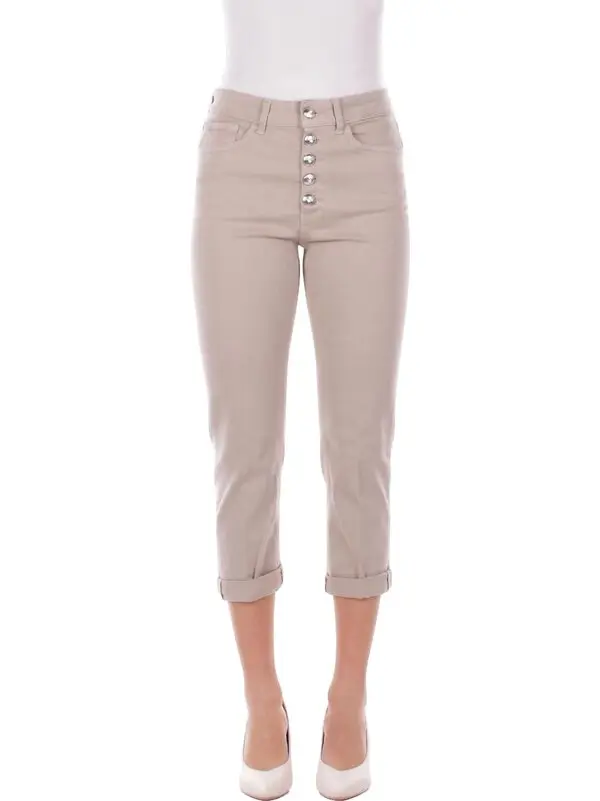 DONDUP Straight Leg Jeans - Beige