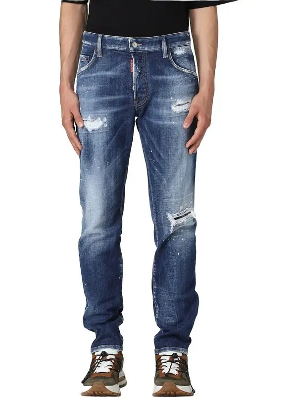 Dsquared2 Regular Fit Denim Jeans - Blue