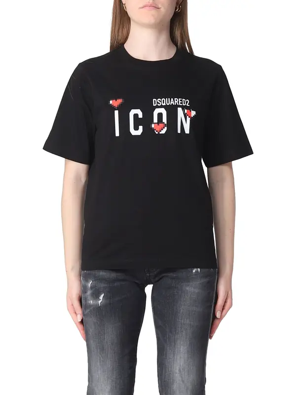 Dsquared2 Icon Cotton T-shirt - Black