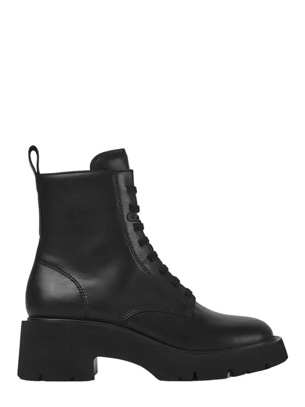 Camper Lace-up Combat Boots - Black