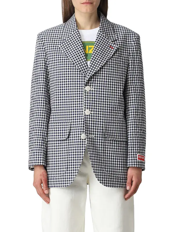 Kenzo Gingham Jacket - Multicolor