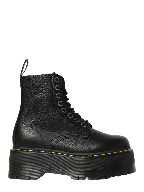 Dr. Martens Lace-up Platform Boots - Black