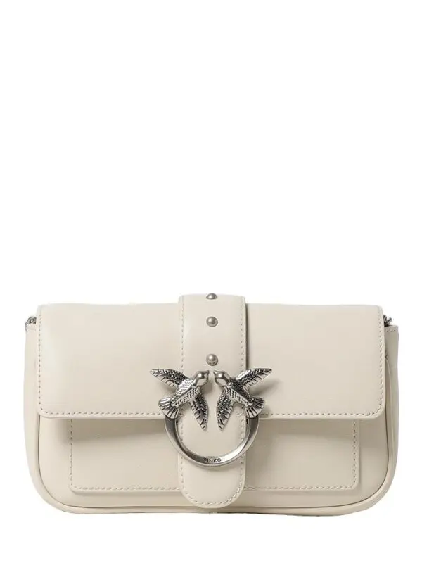 Pinko Mini Bag With Chain Strap - White 1