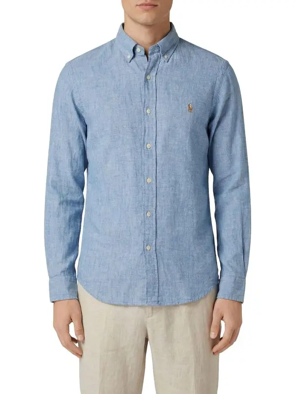 Polo Ralph Lauren Classic Linen Shirt - Blue