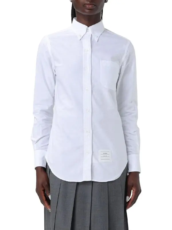 Thom Browne Cotton Poplin Shirt - White