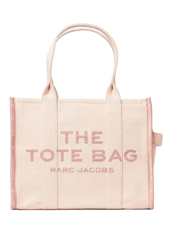 Marc Jacobs The Tote Bag N Canvas With Jacquard Logo - Pink