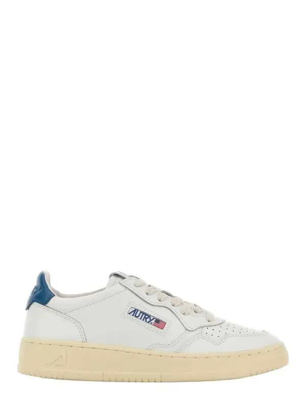 AUTRY Medalist Low Leather Sneakers - Blue 1