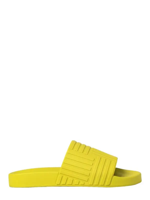 Bottega Veneta Rubber Slides - Yellow