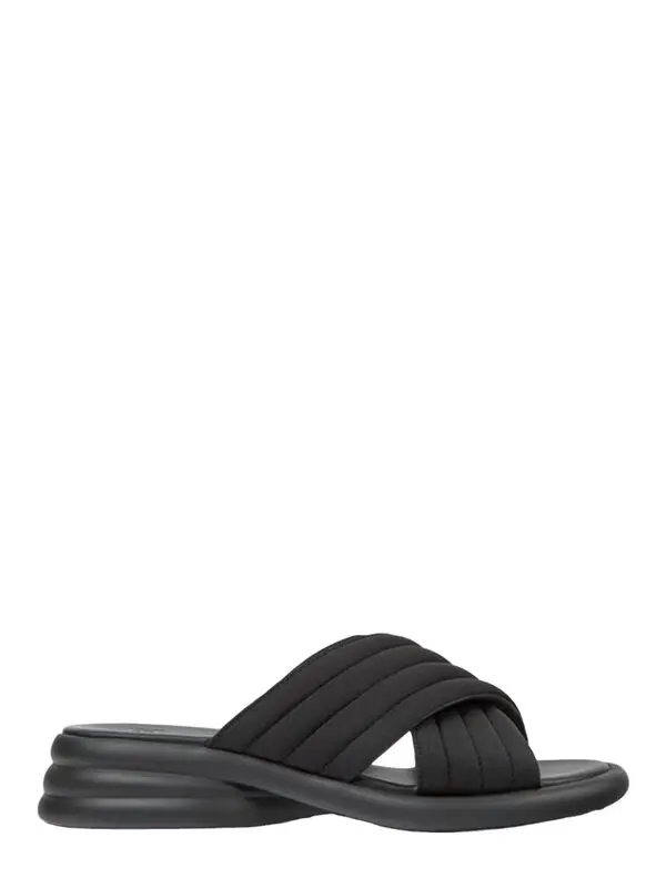 Camper Spiro Recycled Fabric Sandals - Black