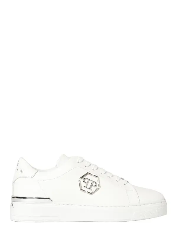 Philipp Plein Logo Detail Sneakers - White