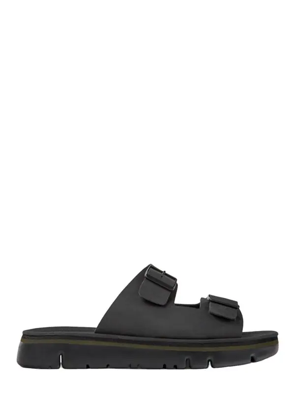 Camper Oruga Leather Sandals - Black