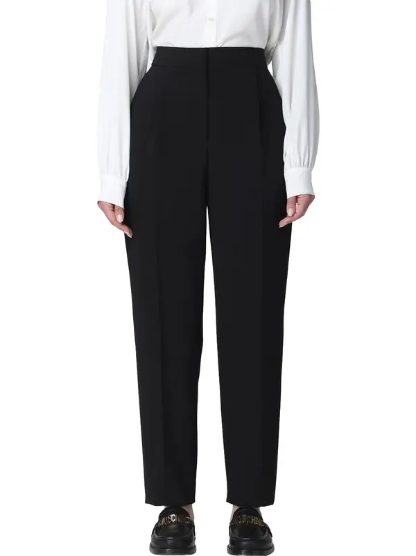Moschino Straight Leg Trousers - Black