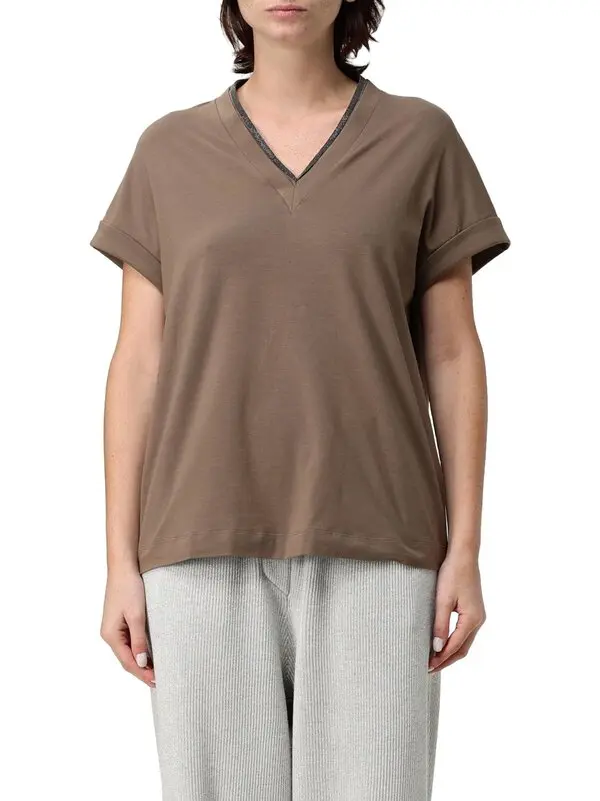 Brunello Cucinelli T-shirt - Brown