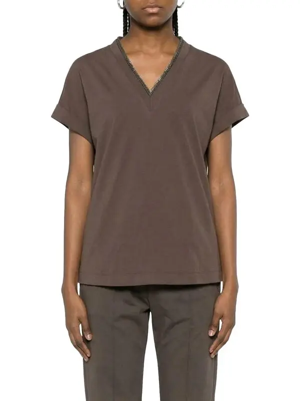 Brunello Cucinelli T-shirt - Brown