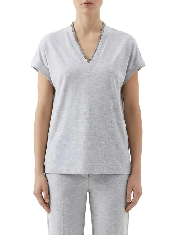 Brunello Cucinelli T-shirt - Smoke Grey