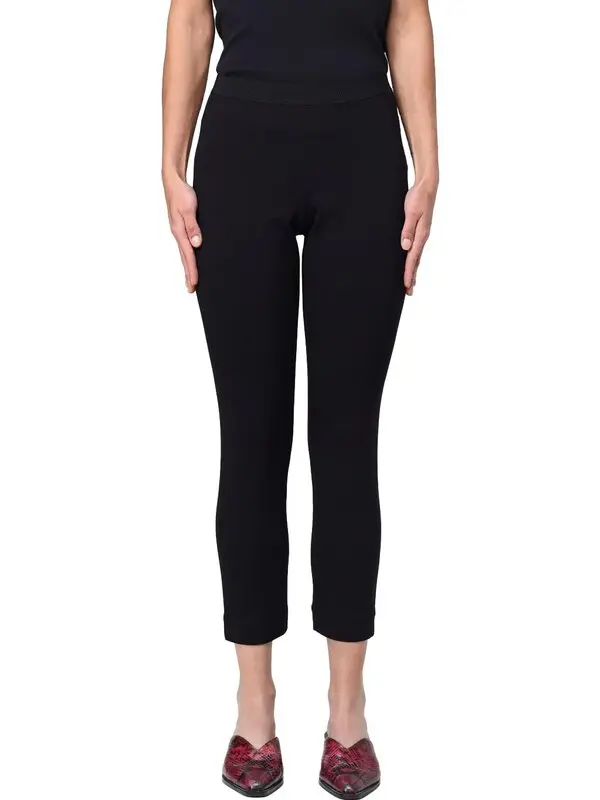 Liviana Conti Ankle-length Trousers - Black