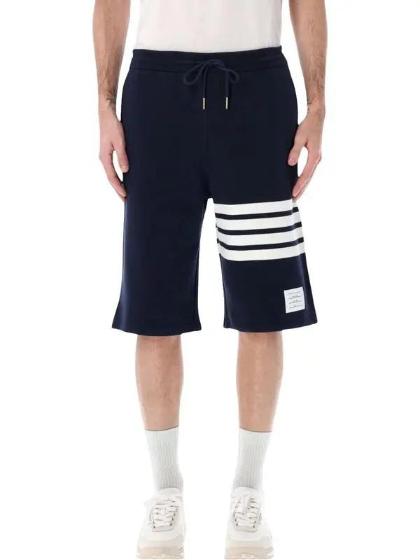 Thom Browne Four Bar Shorts - Blue