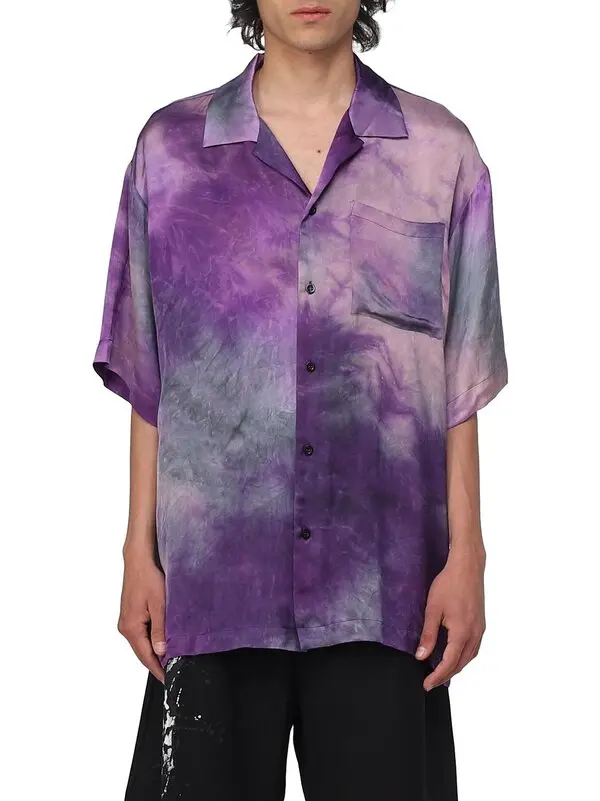 MSGM Shirt In Viscose - Multicolor