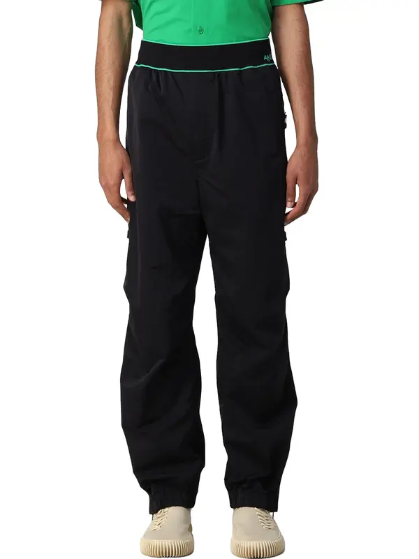 Bottega Veneta Tech Nylon Cargo Pants - Black