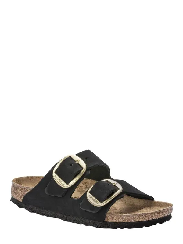 BIRKENSTOCK Heeled Sandals With Buckle Detail - Black