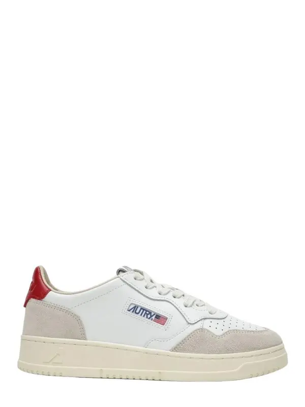 AUTRY Medalist Low Leather Sneakers - Milk