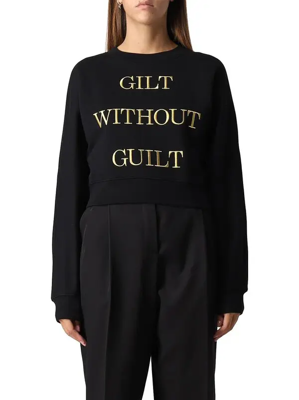 Moschino Gilt Without Guilt Sweatshirt - Black