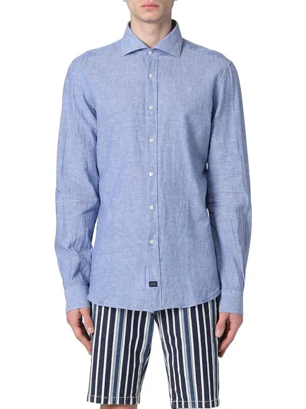 FAY Shirt - Gnawed Blue