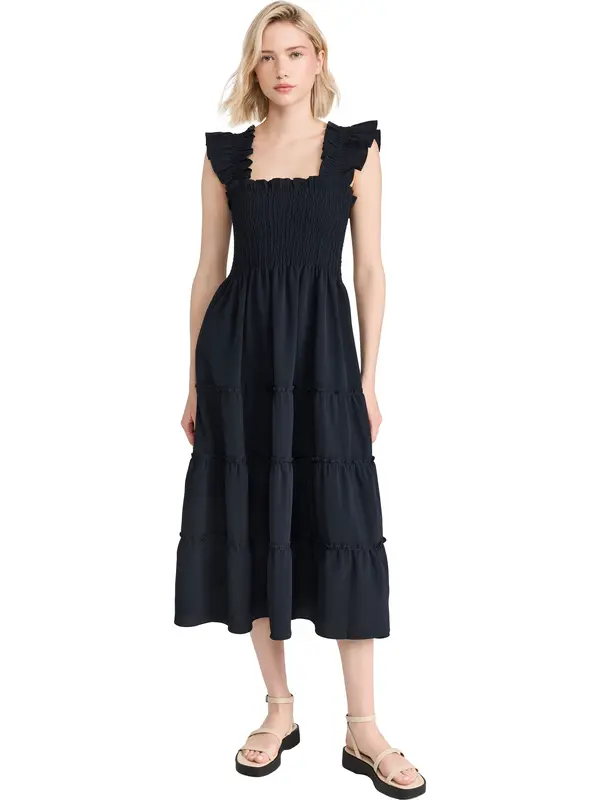Hill House Home The Ellie Crepe Nap Dress - Black