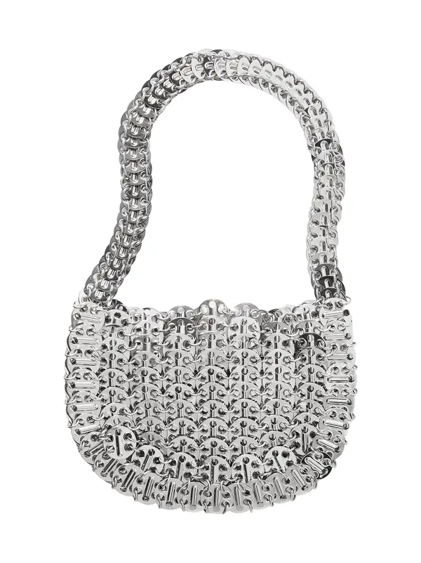 Rabanne 1969 Moon Chainmail Shoulder Bag - Silver