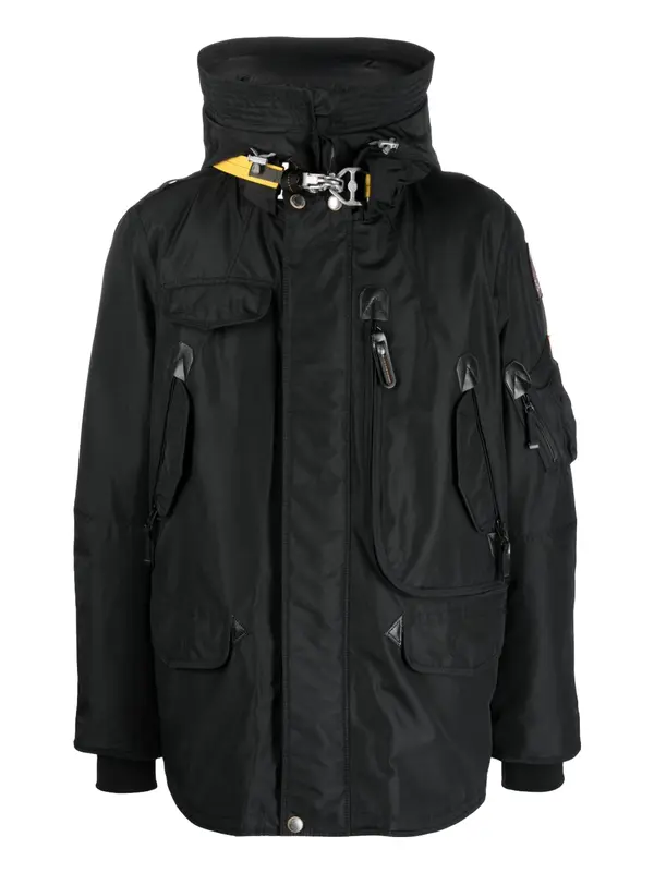 PARAJUMPERS Military Hooded Jacket - Black