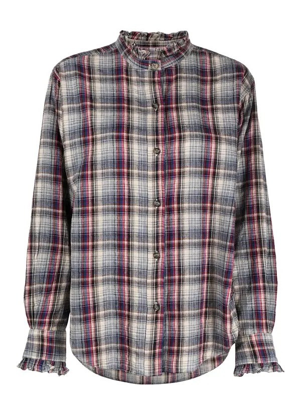 MARANT ETOILE Saoli Checked Shirt - Blue