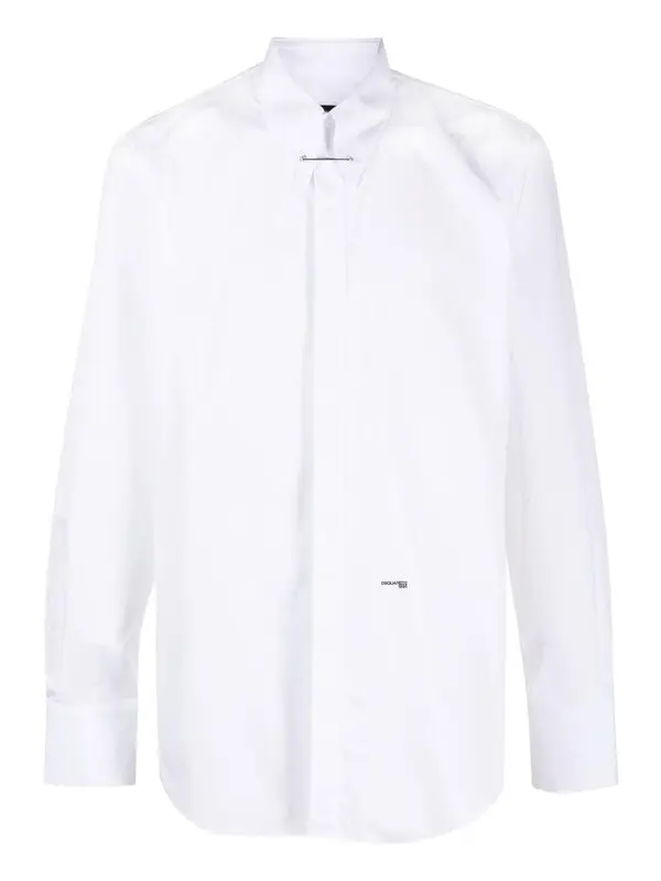 Dsquared2 Logo-print Cotton Shirt - White