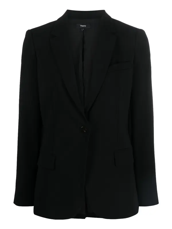 Theory Staple Single-breasted Blazer - Black
