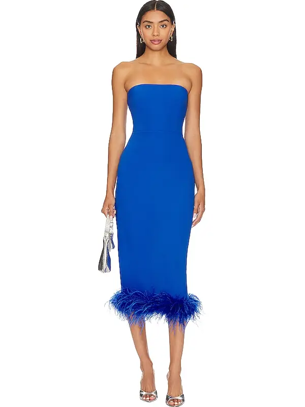 Amanda Uprichard Simpson Dress - Cobalt
