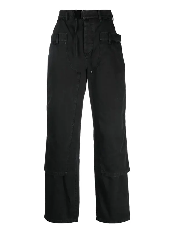 032C Double Shift Cotton Utility Trousers - Grey
