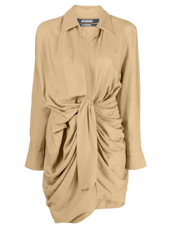 Jacquemus La Robe Bahia Mini Dress - Neutrals
