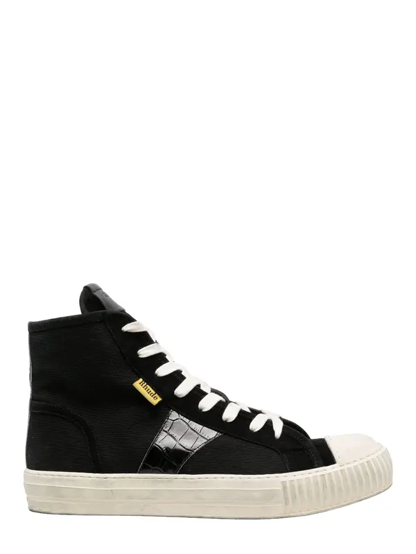 Rhude Bel Airs High-top Sneakers - Black