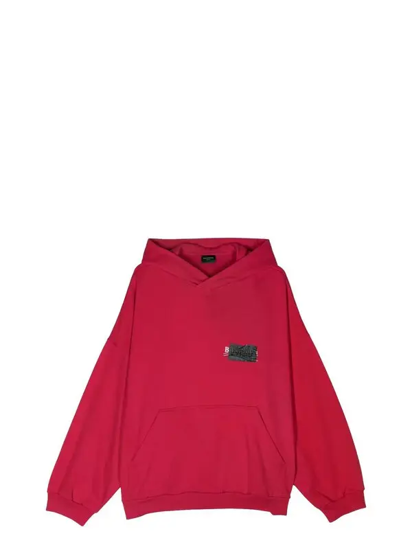 Balenciaga Gaffer Hoodie - Red