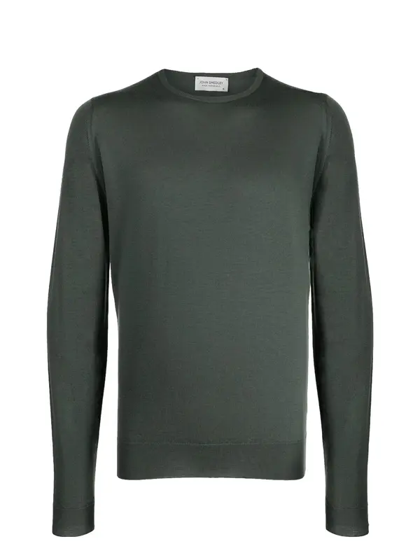 John Smedley Lundy Crew-neck Sweatshirt - Green