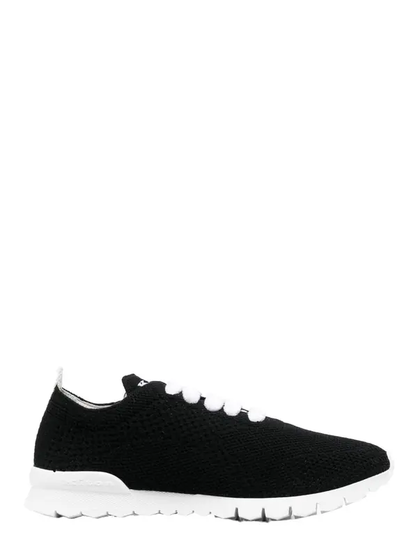 Kiton Perforated Low-top Sneakers - Black