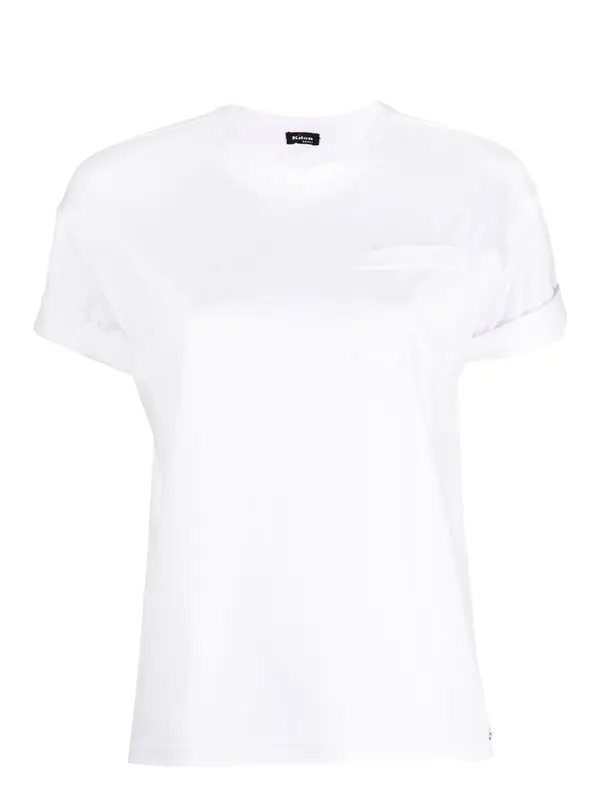 Kiton Patch-pocket Cotton T-shirt - White